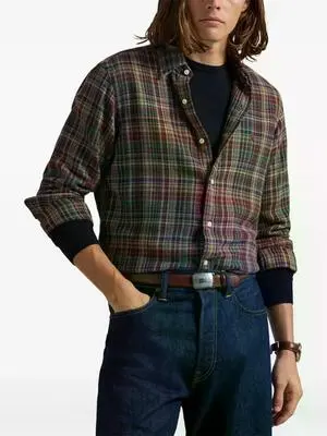 Polo Ralph Lauren Flannel Plaid-pattern Shirt - Red