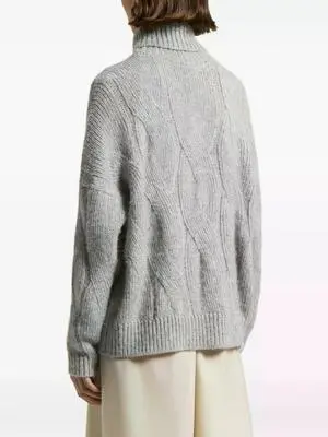 Peserico Cable-knit Turtleneck Sweater