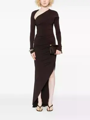 Amen Draped Asymmetrical Dress