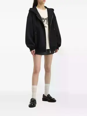 B+AB Zip-front Hoodie With Logo Detail