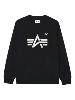 Izzue Logo-print Crew Neck Sweatshirt
