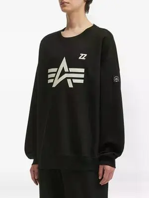 Izzue Logo-print Crew Neck Sweatshirt