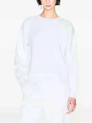 Armani Exchange Embroidered Crew-neck Sweatshirt - Blue
