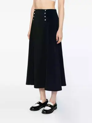 AGNÈS B. A-line Long Skirt