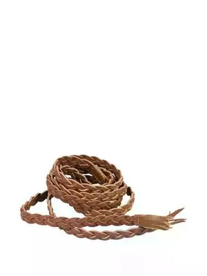 FEDERICA TOSI Braided Leather Belt
