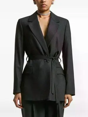 Peserico Belted Double-breasted Jacket