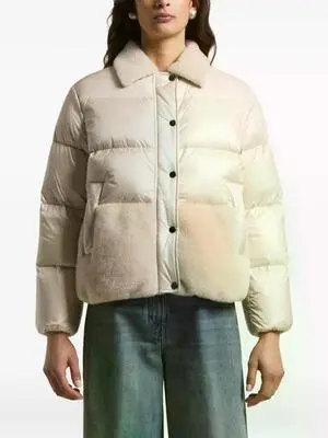 Peserico Quilted Shearling Jacket