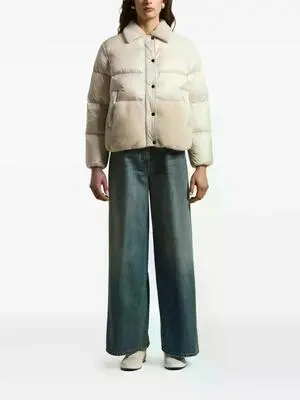 Peserico Quilted Shearling Jacket