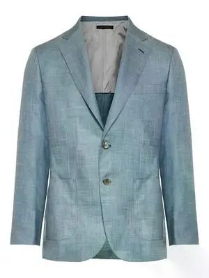 Brioni Single-breasted Blazer - Blue