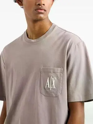 Armani Exchange Patch-pocket Logo-print T-shirt