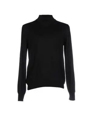 GRAN SASSO GRAN SASSO Turtleneck Virgin Wool Pullover Black