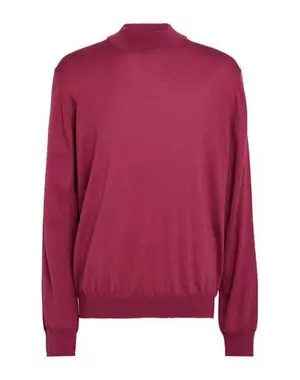 GRAN SASSO GRAN SASSO Turtleneck Virgin Wool Pullover Red