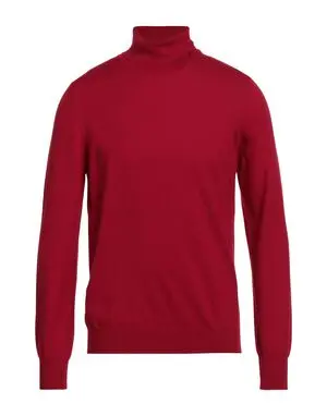 GRAN SASSO Turtleneck Virgin Wool Knit - Red