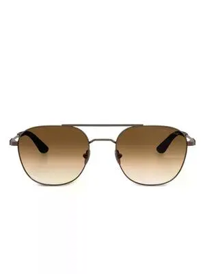 Giorgio Armani Double-bridge Sunglasses - Metallic