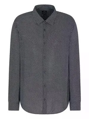 Armani Exchange Geometric-pattern Shirt