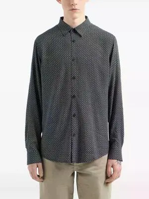 Armani Exchange Geometric-pattern Shirt