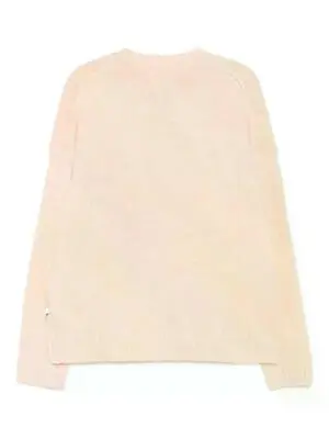 Izzue Slogan-intarsia Jumper - Pink