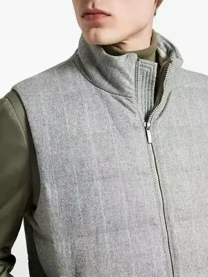 Peserico Pinstripe Quilted Gilet