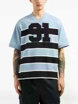 Armani Exchange Striped V-neck T-shirt