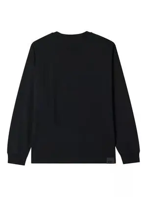 Izzue Graphic-print Cotton Sweatshirt - Black