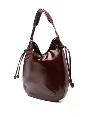TWINSET Glossy Drawstring Tote Bag