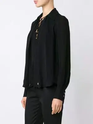 Plein Sud Lace-up Blouse