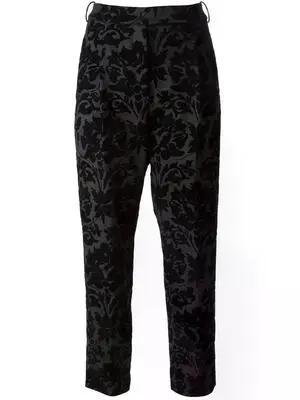 GOLDEN GOOSE Baroque Devoré Pattern Trousers
