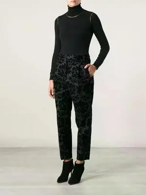 GOLDEN GOOSE Baroque Devoré Pattern Trousers