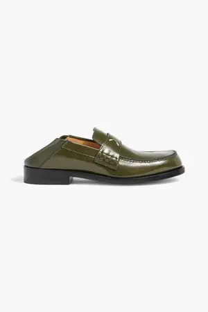 MAISON MARGIELA Glossed-leather Loafers
