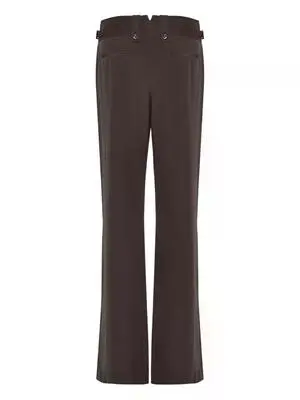 TOM FORD Button-detailed Silk Trousers