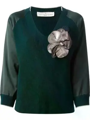 Golden Goose Cashmere And Wool Pullover - Green
