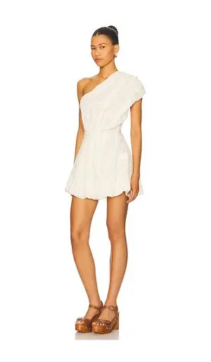 SIEDRES Pula Eyelet Mini Dress - Ecru
