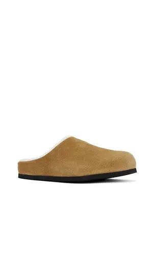 COMMON PROJECTS Shearling Clog - Tan