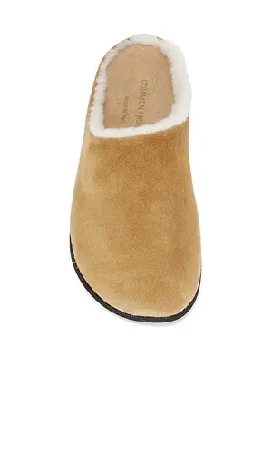 COMMON PROJECTS Shearling Clog - Tan