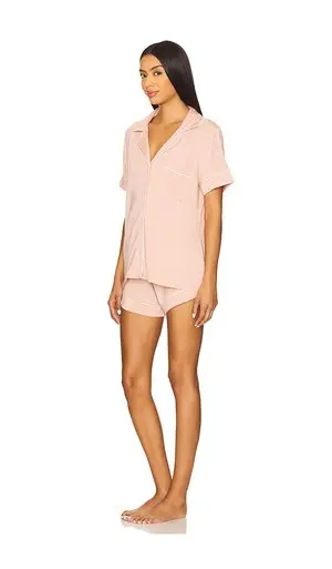 eberjey - Eberjey Gisele Relaxed Short Pj Set In Rose.