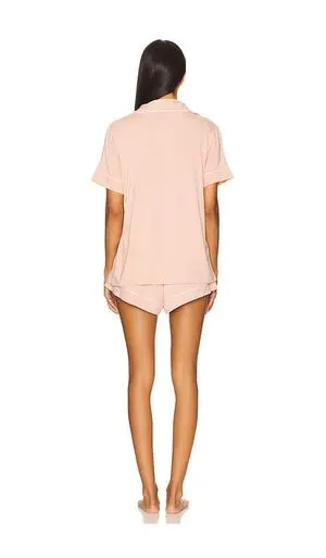 eberjey - Eberjey Gisele Relaxed Short Pj Set In Rose.