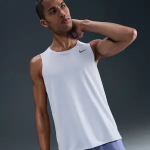 Nike Miler Dri-fit Running Tank Top - Grey