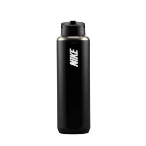 Nike Recharge Stainless Steel Straw Bottle - Black