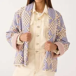 VERA BRADLEY Rachel Ditsy Patchwork Jacket