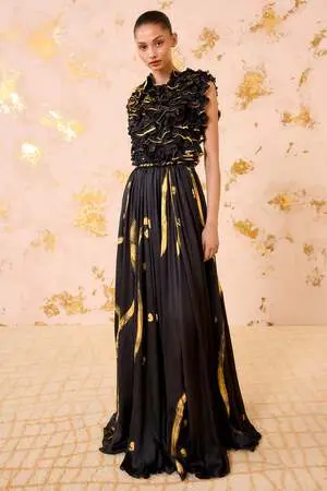 Black Silk Gowns