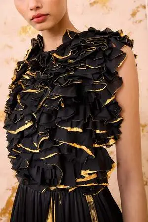 Ulla Johnson Byzantine Handpainted Silk Gown