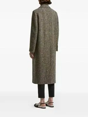 Peserico Herringbone Tweed Coat