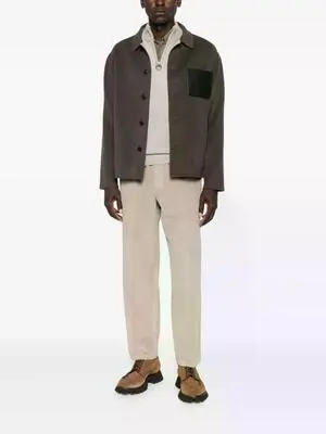 CELLAR DOOR Drawstring-waist Corduroy Trousers - Neutrals