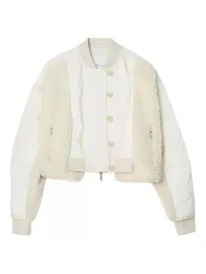 3.1 Phillip Lim Quilted Teddy-paneled Jacket
