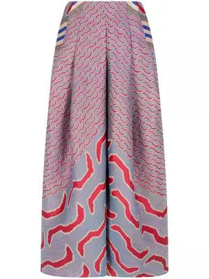 Giorgio Armani Patterned Jacquard Skirt