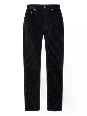 Roberto Cavalli Black Wash Pants For Men