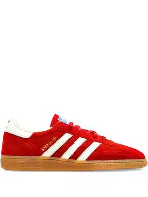 Adidas Spezial Three-stripe Suede Sneakers - Red