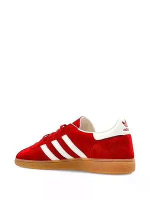 Adidas Spezial Three-stripe Suede Sneakers - Red
