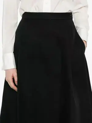 Barena Venezia Pleated Skirt With Button Detail