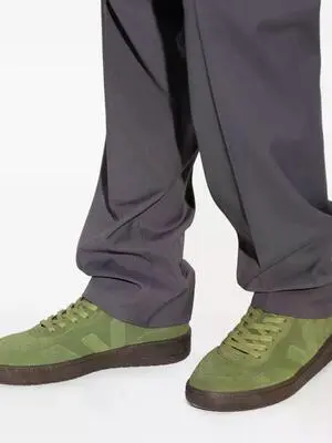 VEJA V-90 Suede Sneakers - Green